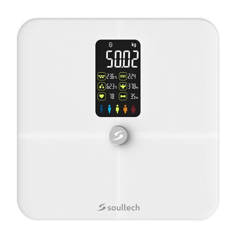 Soultech AT001B WellDone Bluetooth Smart Body Fat Scale Beyaz | Ereyon