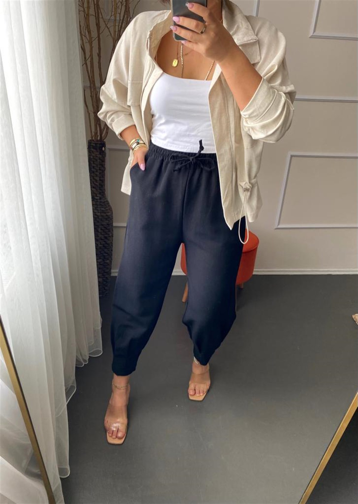 Salvar model keten pantalon