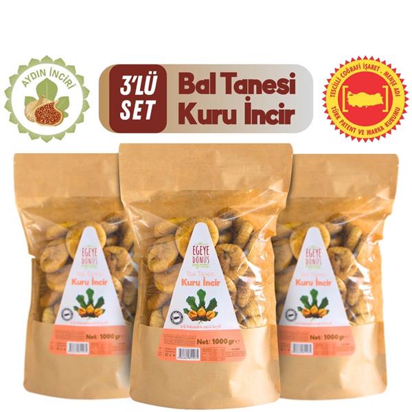 Kuru İncir - Bal Tanesi - 3 Kg.