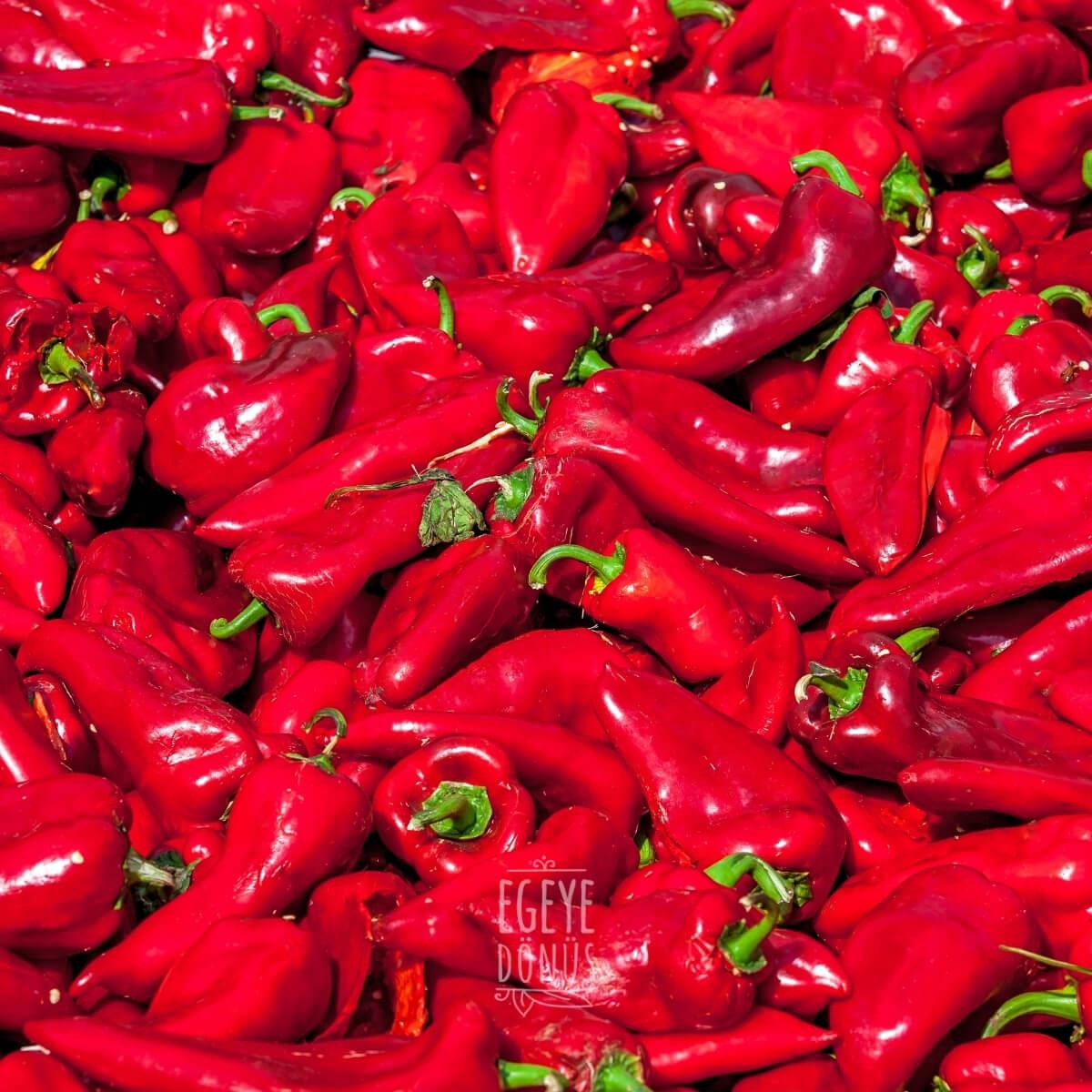 Doğal ve Katkısız Tatlı Biber Salçası - 500 gr Cam Kavanoz - EGEYE ...