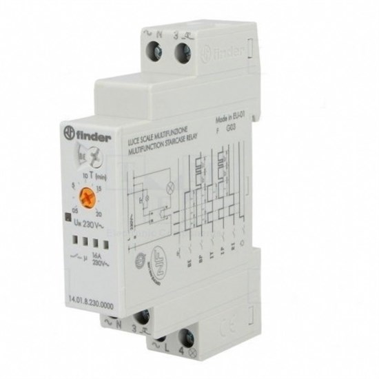 Finder 14.01.8.230.0000 Multi Fonsiyonlu 3 veya 4 Telli Sistem 1NA 16A Fiyatları | Karaköy Depo
