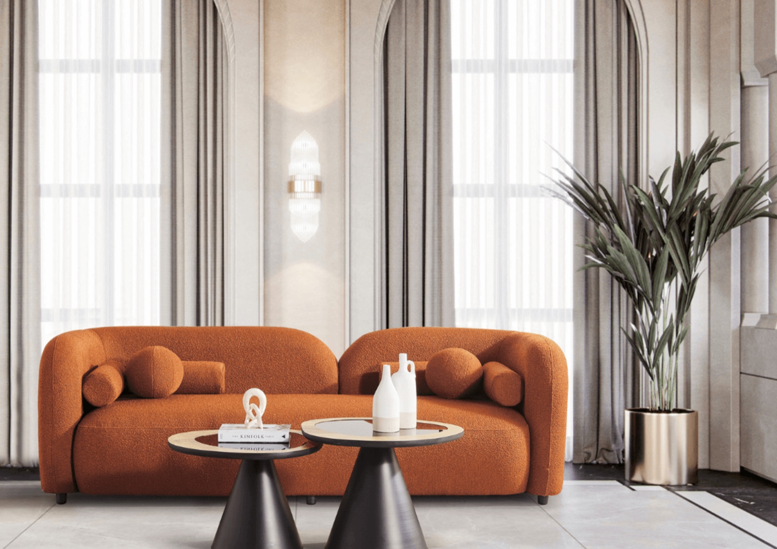 Kiremit Rengi Koltuk Dekorasyonu Nasıl Yapılır? - Bekaliving