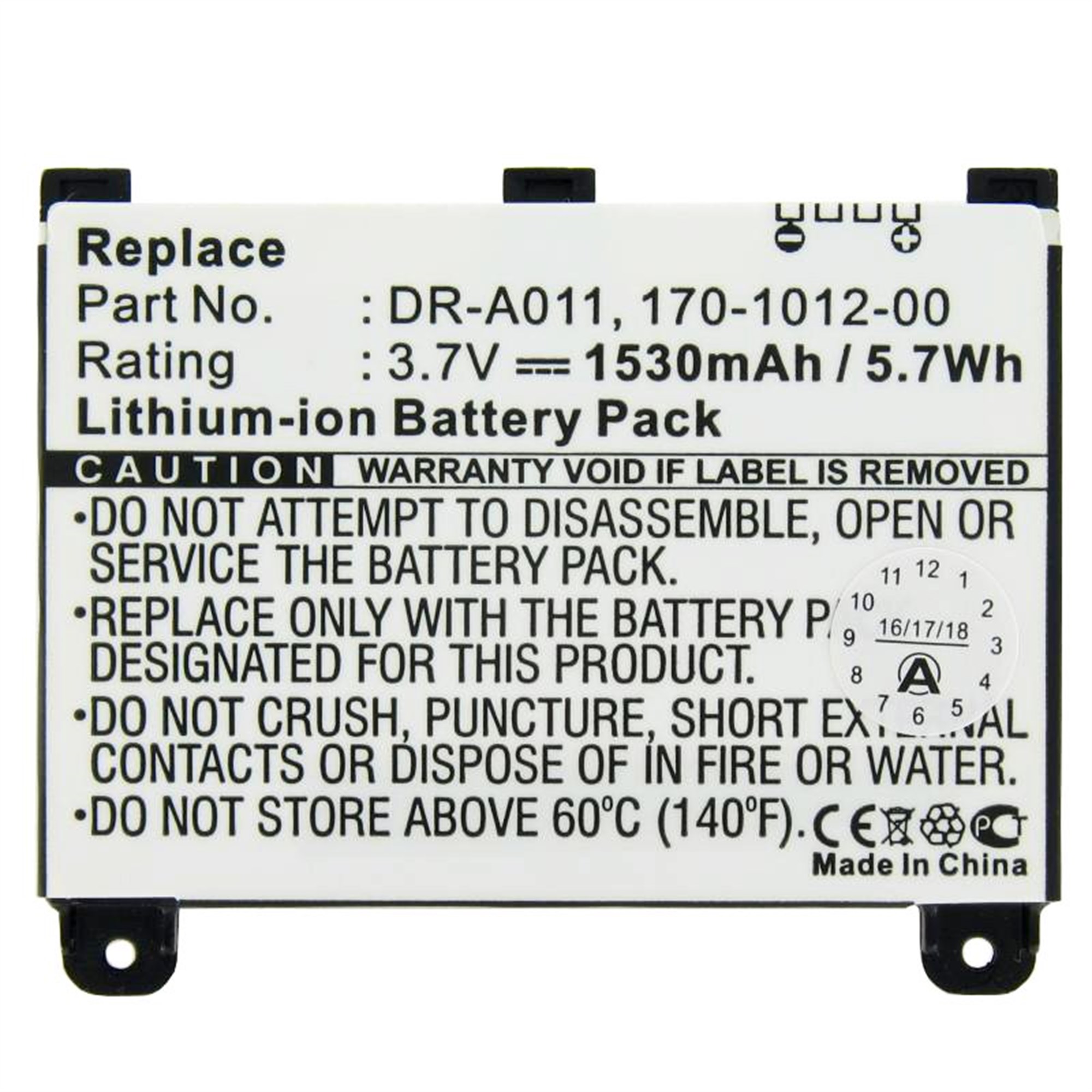 Amazon Kindle 2, Kindle DX, pil 170-1012-00 DR-A011 için uygun pil