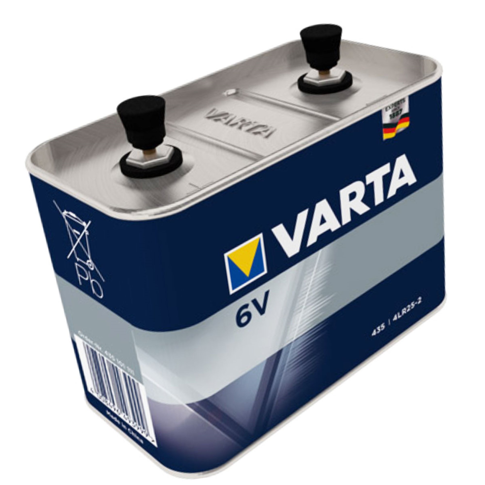 Varta 4LR25‑2 (435) – 6 V–35 Ah Alkalin Blok Pil