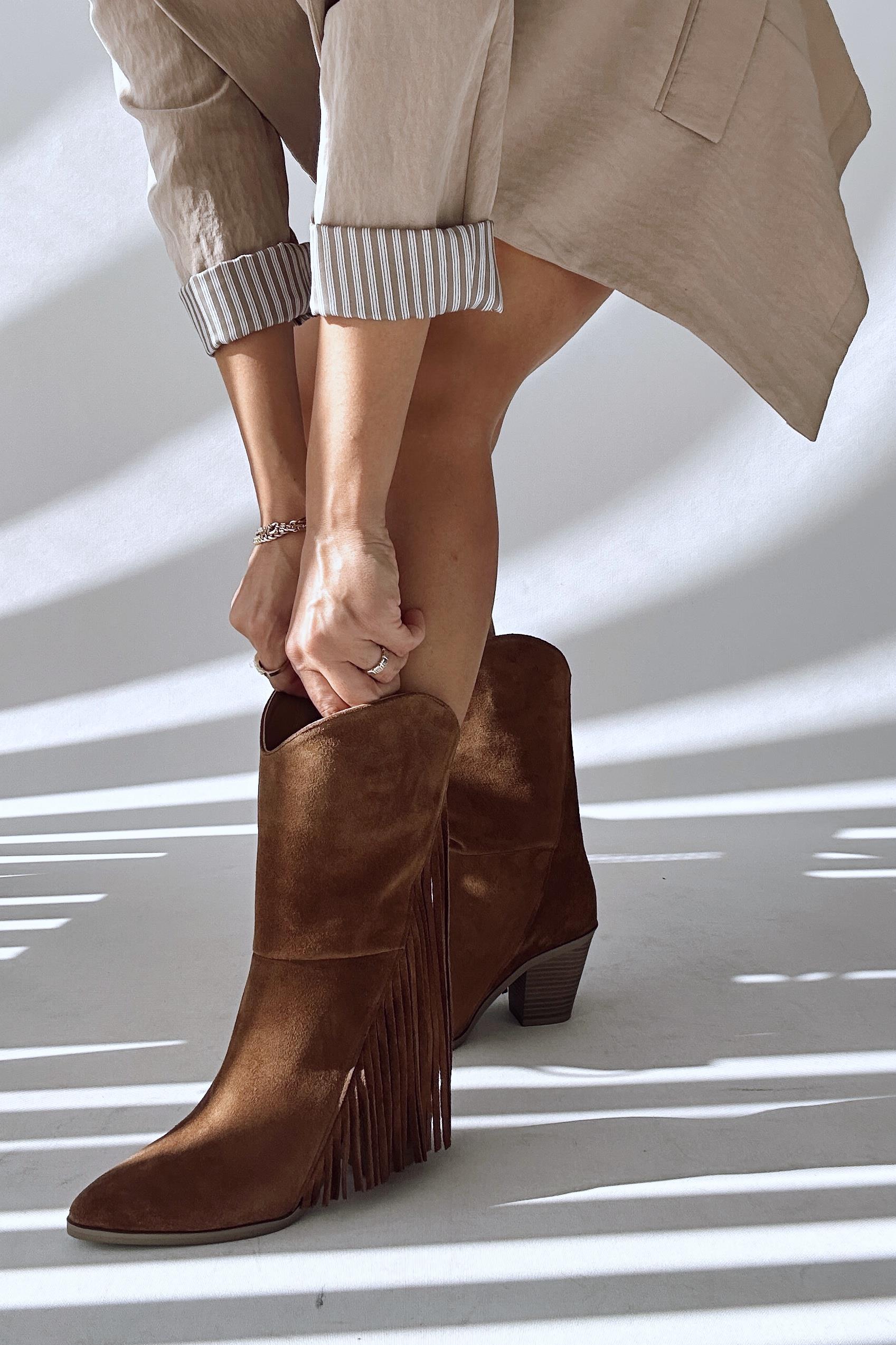 Rodeo Koyu Taba Hakiki Deri Bot