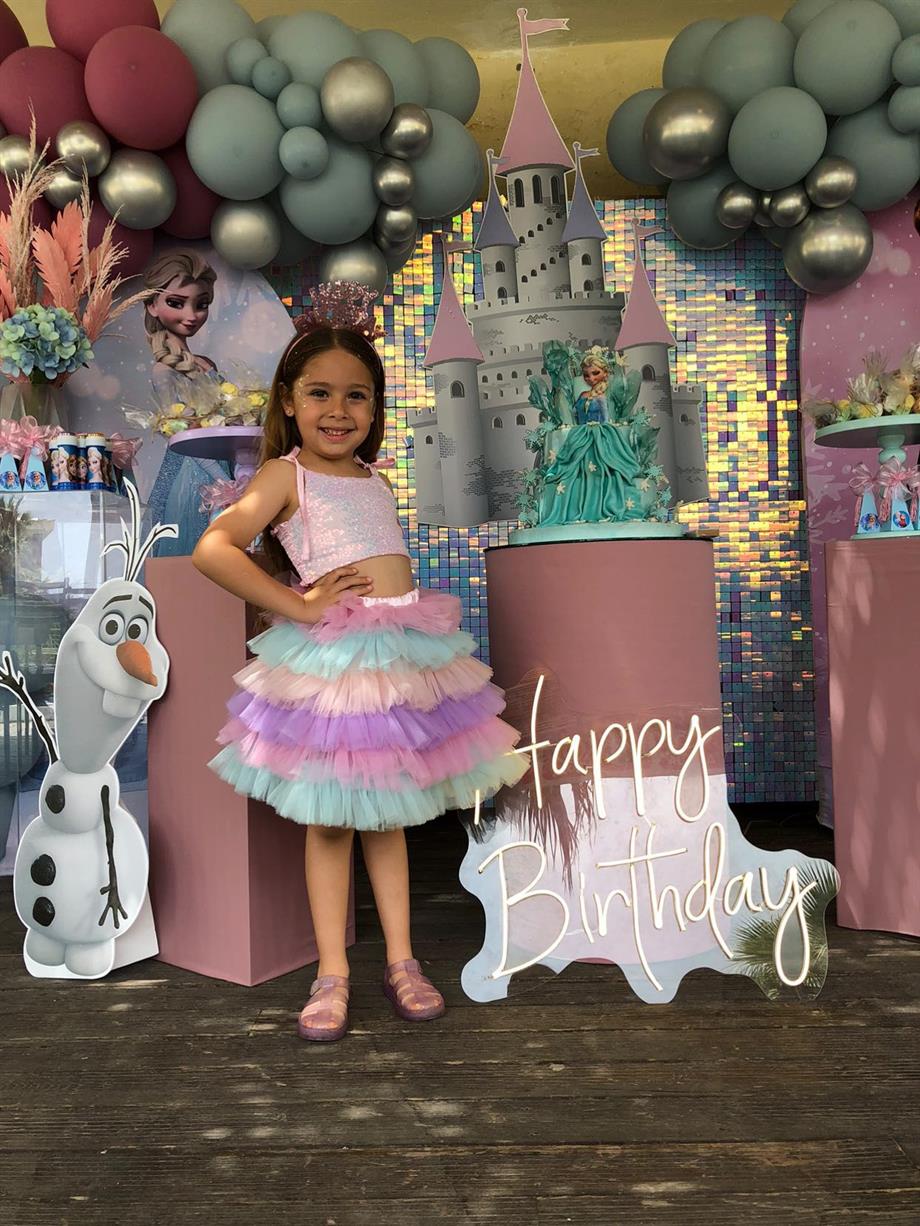 COLOURFUL MINI TUTU SKIRT (TEK ETEK)