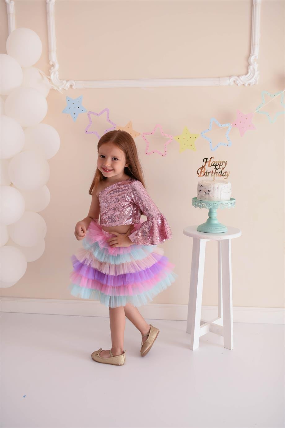 COLOURFUL MINI TUTU SKIRT (TEK ETEK)