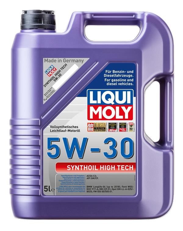 LIQUI MOLY 5W30 Synthoil High Tech Tam Sentetik Motor Yağı