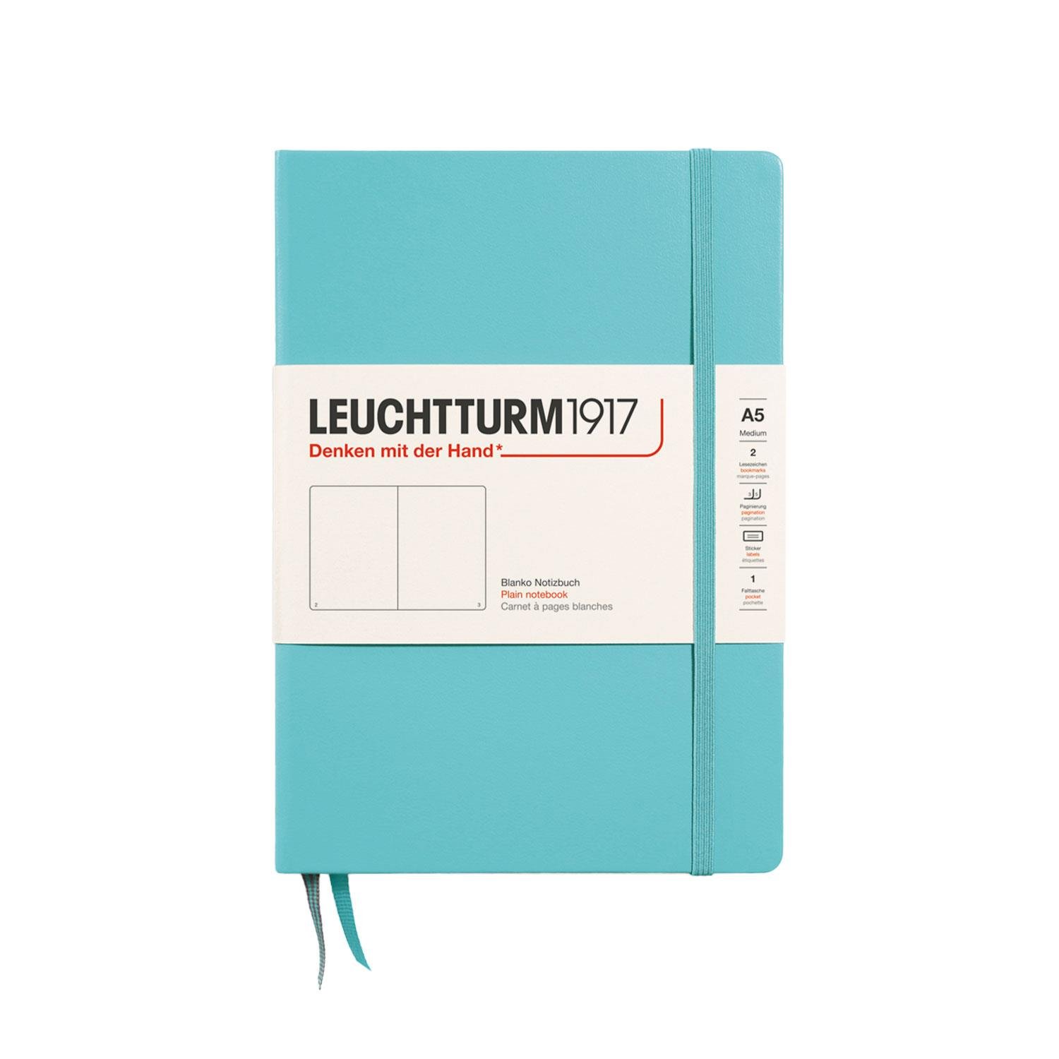 Leuchtturm 1917 A5 Notebook Aquamarin
