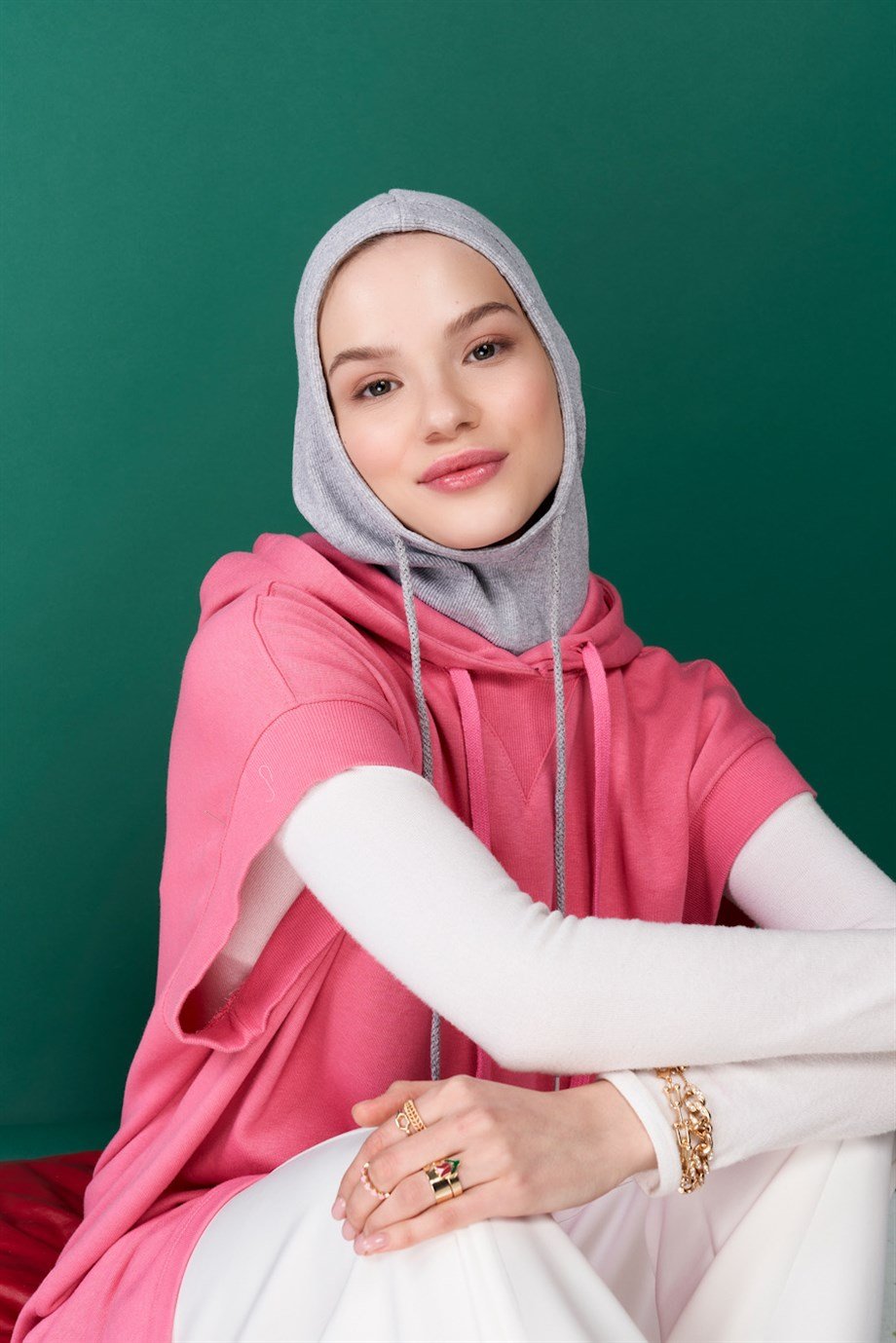 Carell I Penye Başlık Gri Bere Şapka