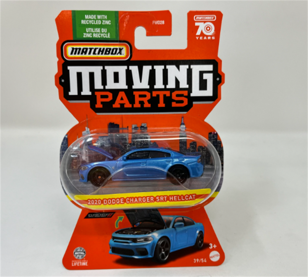 Matchbox Moving Parts 2020 Dodge Charger SRT Hellcat