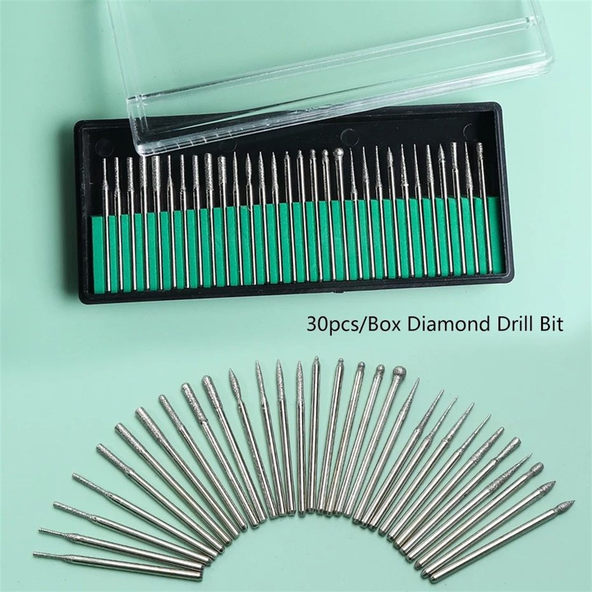 ELLEA NAİL 30 'LU MANİKÜR PEDİKÜR ELMAS FREZE UÇ SETİ