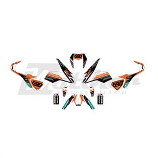 KTM DUKE 390-690 Akrapovic Sticker Etiket Modeli