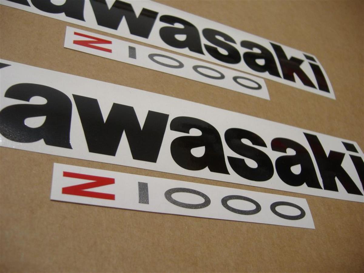 Kawasaki Z1000 Sticker Etiket Modeli