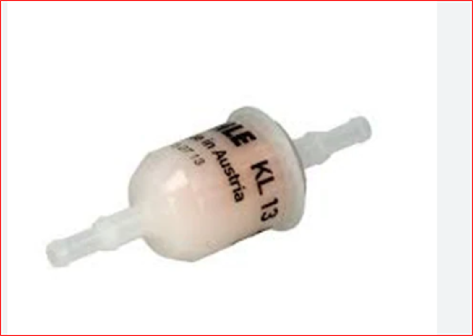 99000410MH-(KL13OF)YAKIT FILTRESI (SEFFAF) BOSCH TIPI-MAHLE-GENEL