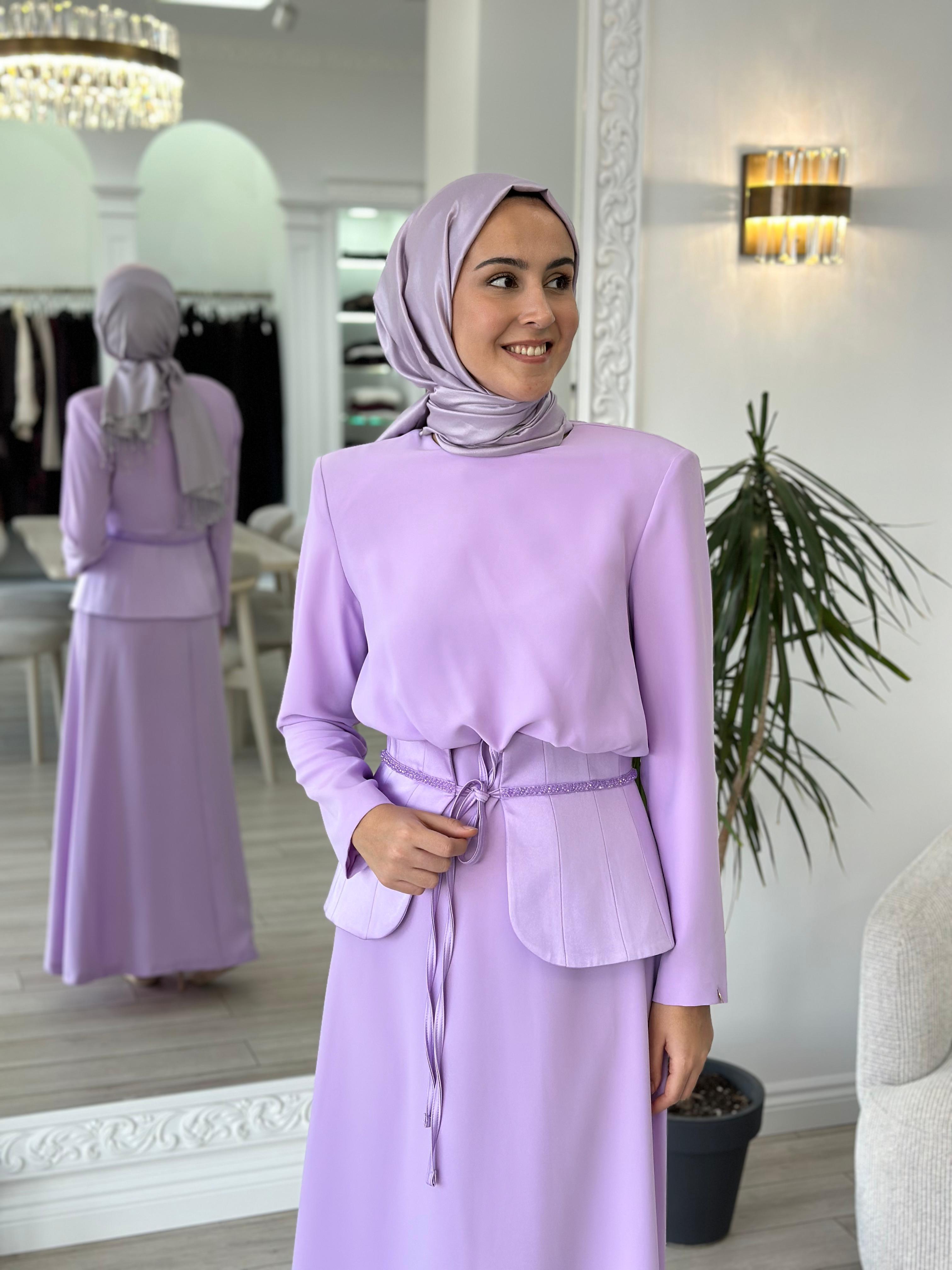 Senna Zena Dress Lila sd242042030033 - Babilbutik Senna Zena Dress Lila sd242042030033 - Babilbutik