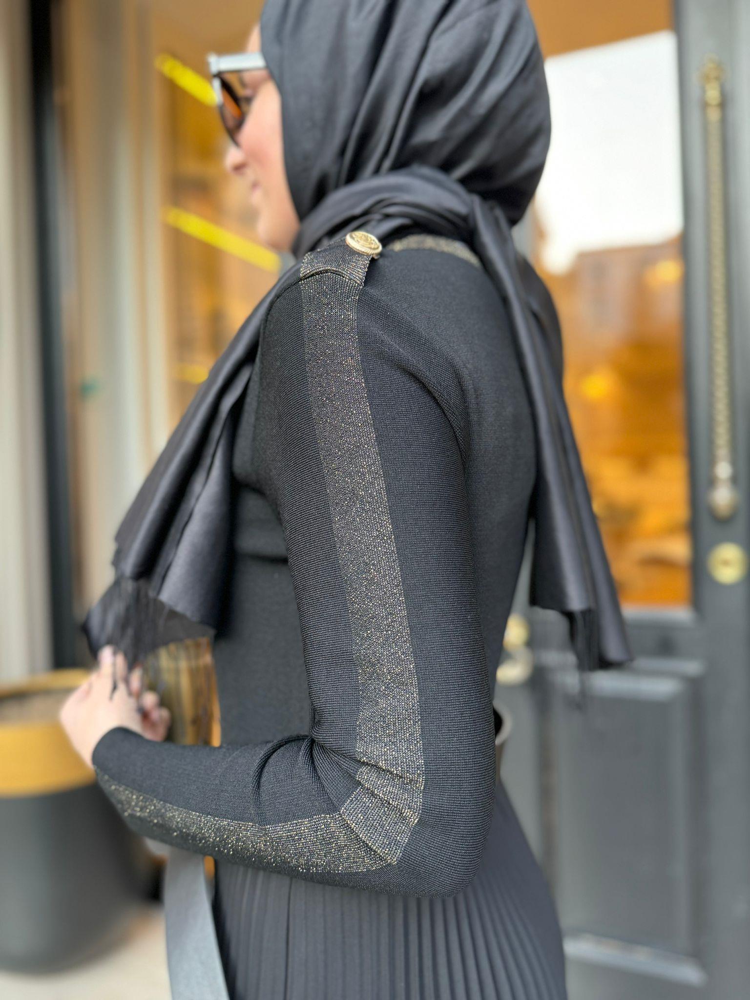 Venöve Tadic Elbise Siyah 24sselb0031 - Babilbutik