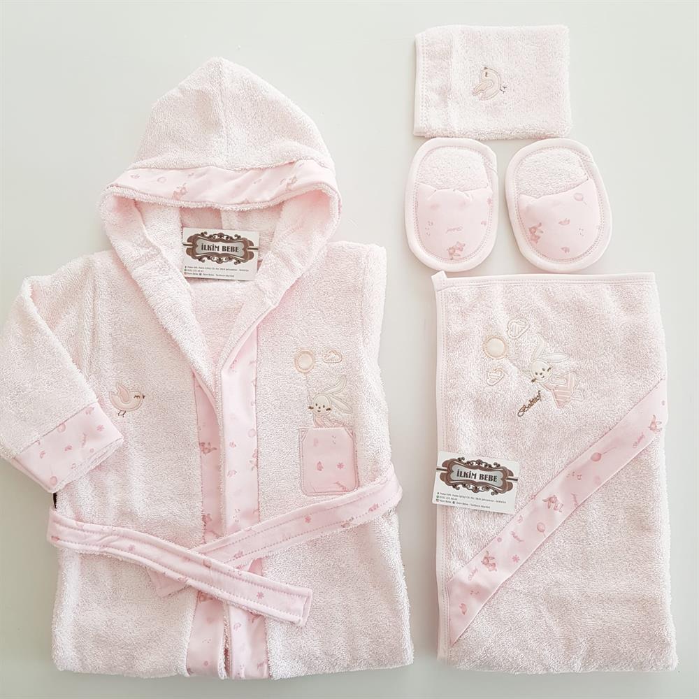 Uçan Tavşan Kız Bornoz Seti