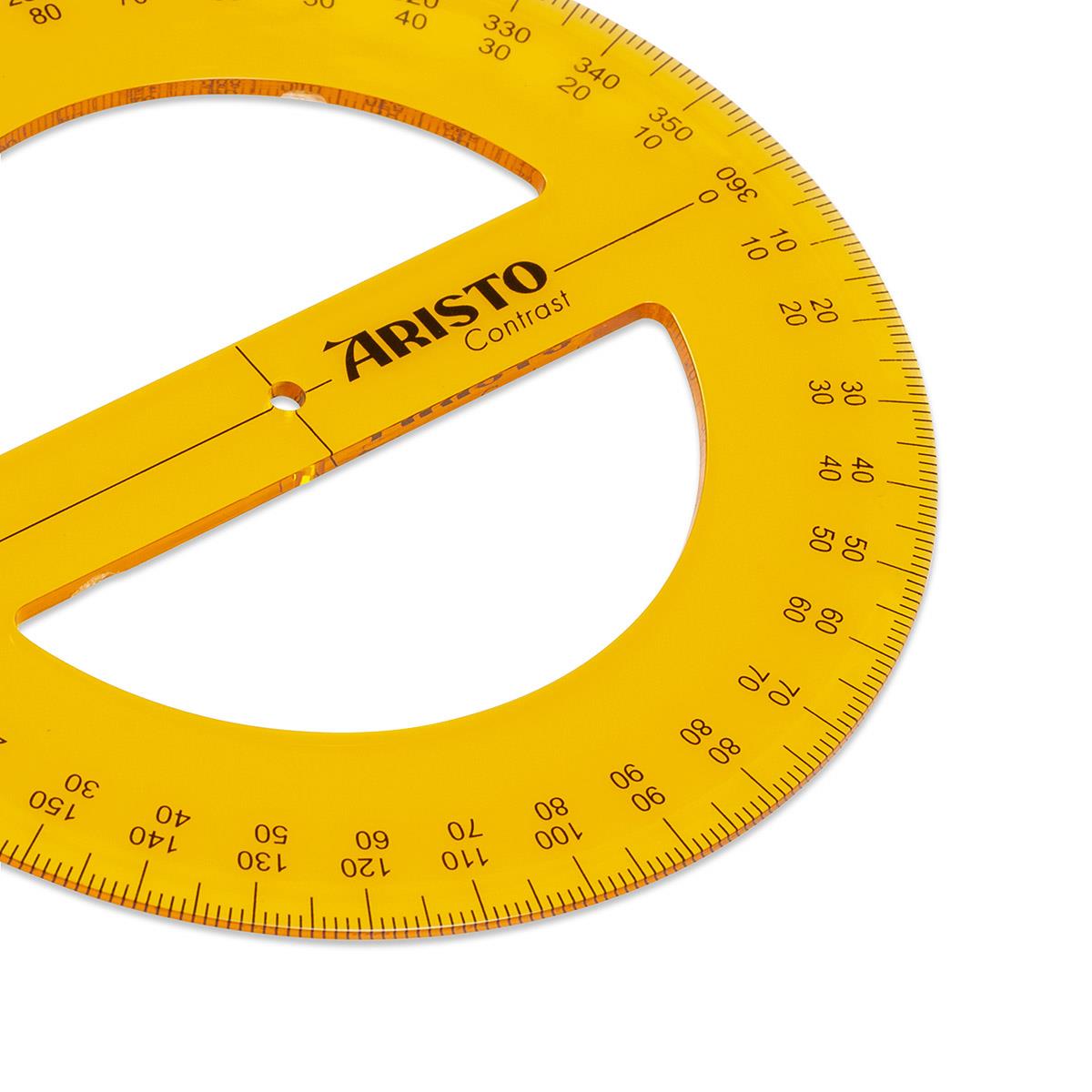 Aristo Contrast 360 Derece Cetvel AR22301