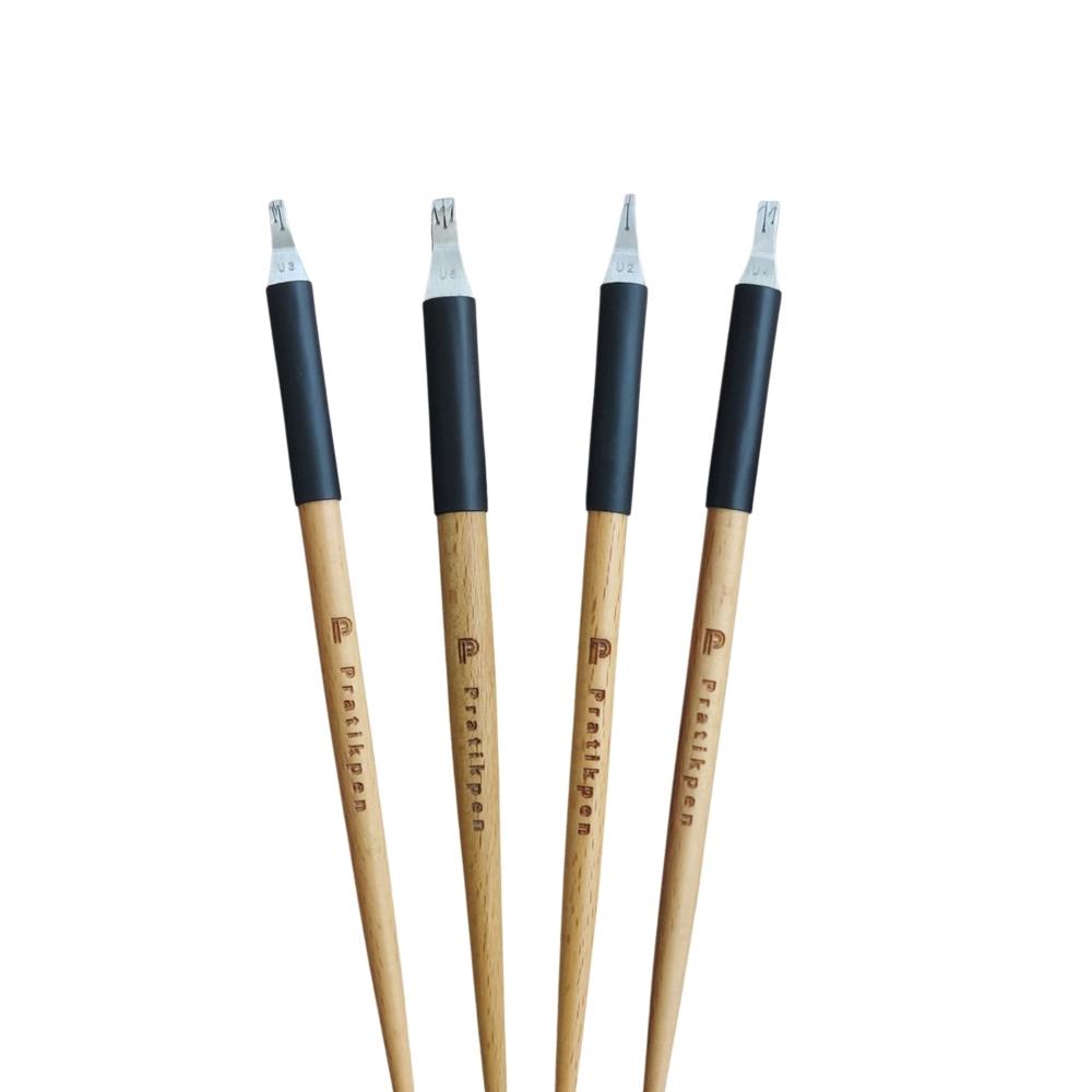 Pratik Pen New Age Uchen Ume Kaligrafi Metal Uçlu Kalemleri