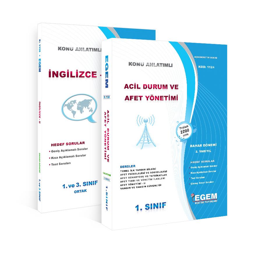 1.SINIF ACİL DURUM VE AFET YÖNETİMİ SET(BAHAR DÖNEMİ) 1.SINIF ACİL DURUM VE AFET YÖNETİMİ SET(BAHAR DÖNEMİ)