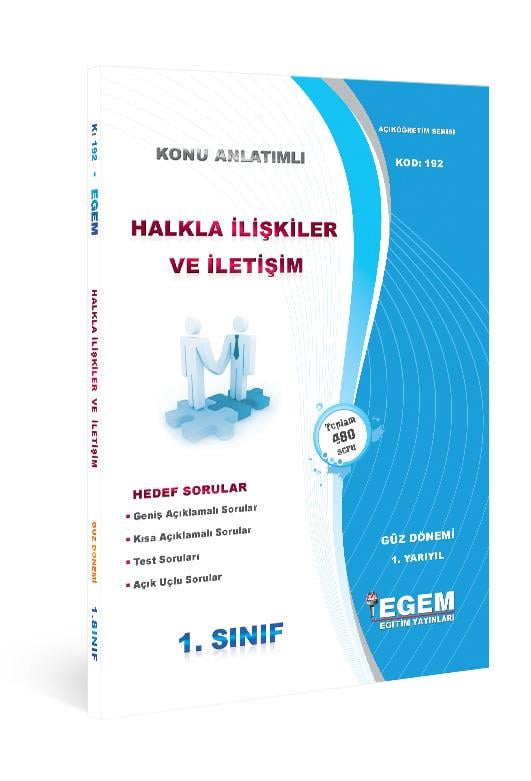 HALKLA İLİŞKİLER VE İLETİŞİM HALKLA İLİŞKİLER VE İLETİŞİM