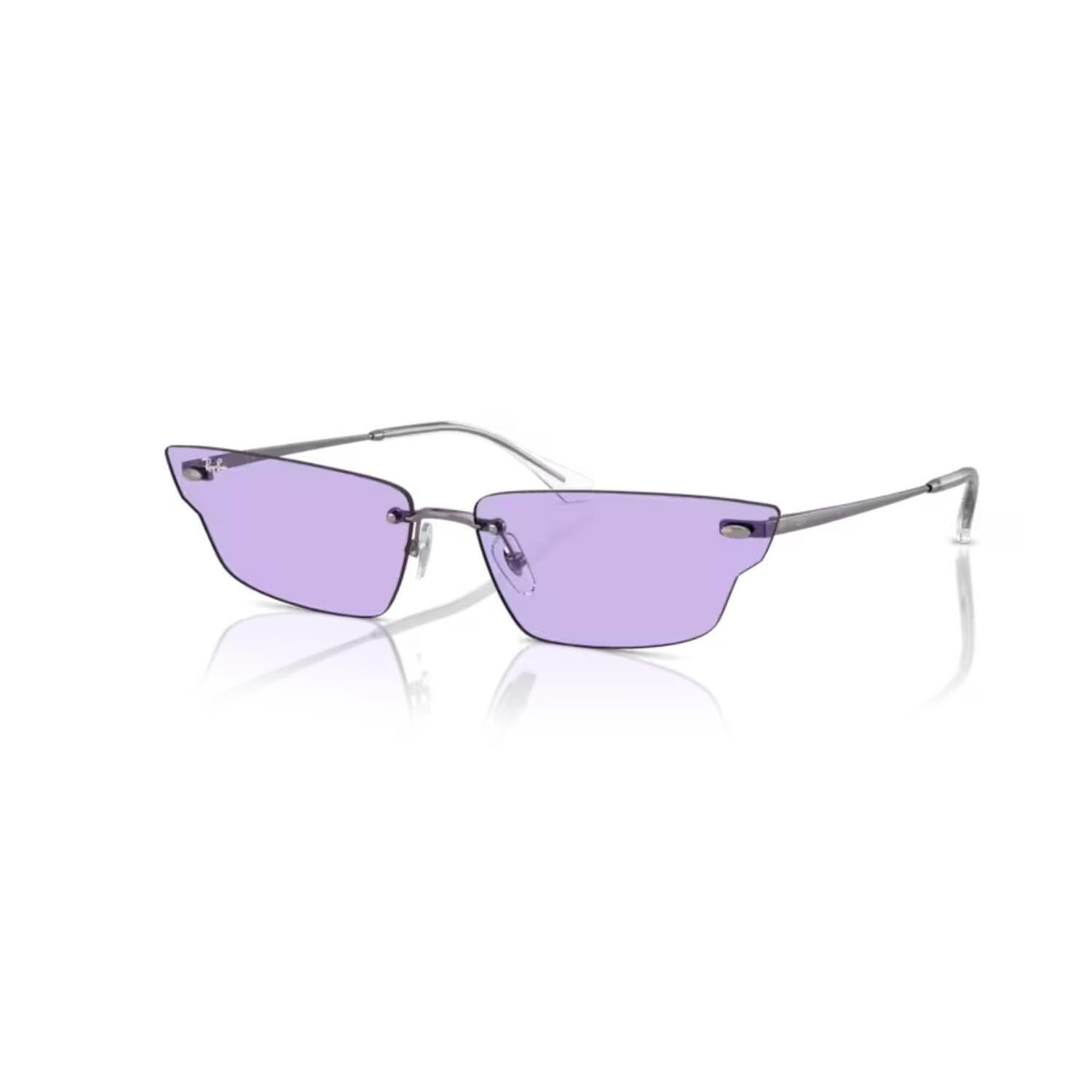 Ray-Ban RB 3731 0041A 63 Unisex Geometrik Çerçevesiz Güneş Gözlüğü ...