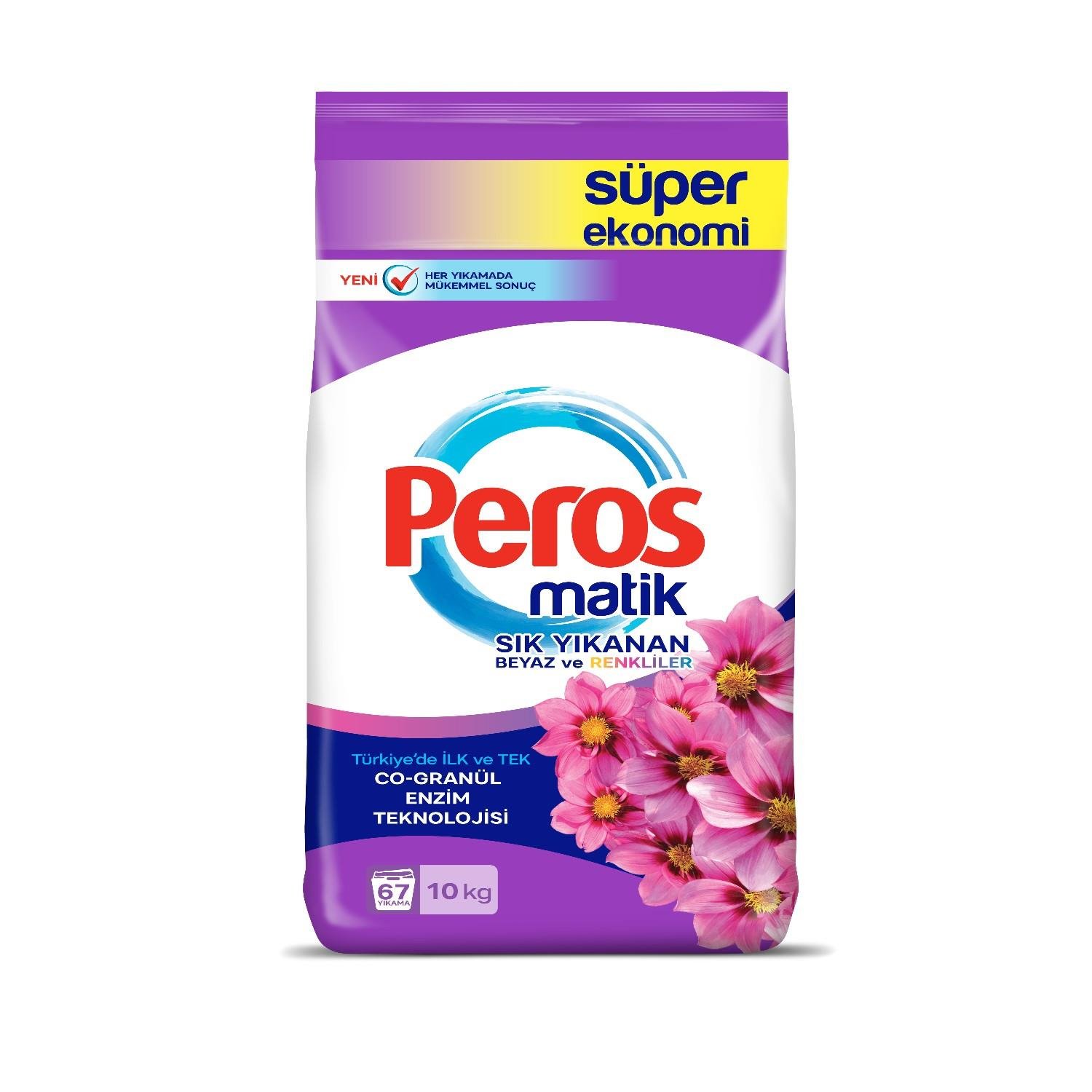 Peros Matik Canlı Renkler 10 kg - Onur Market