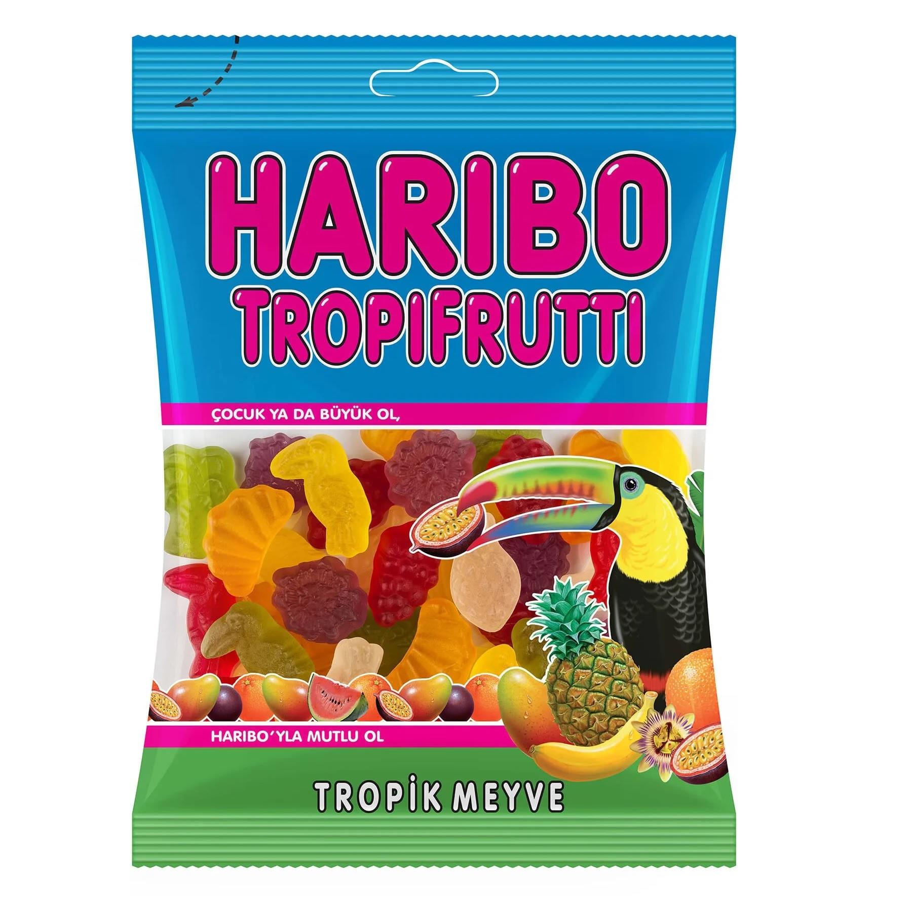 Haribo Tropifrutti Tropik Meyve Aromalı Şekerleme 80 Gr - Onur Market