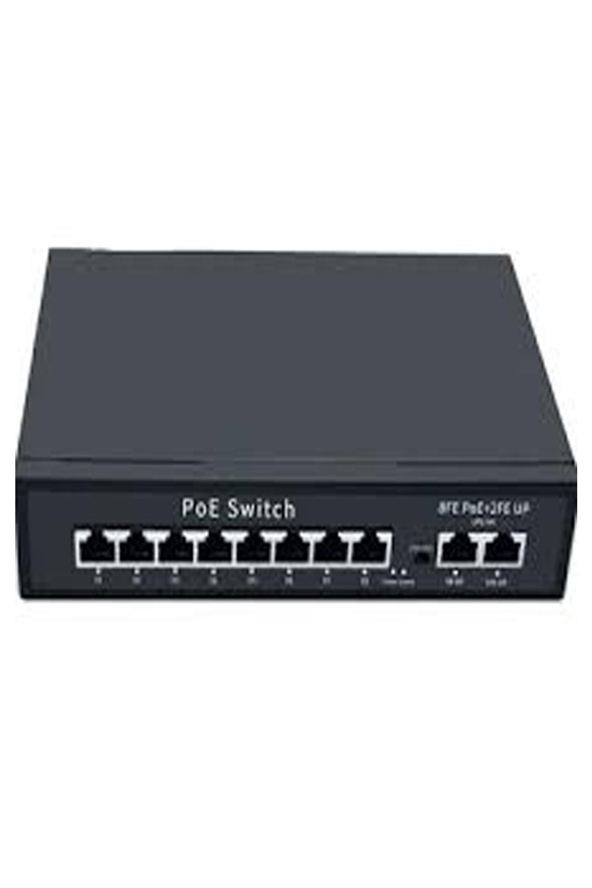 Expotech 8+2 Poe Switch 100/100 EX-10120P | aydınlatmacım