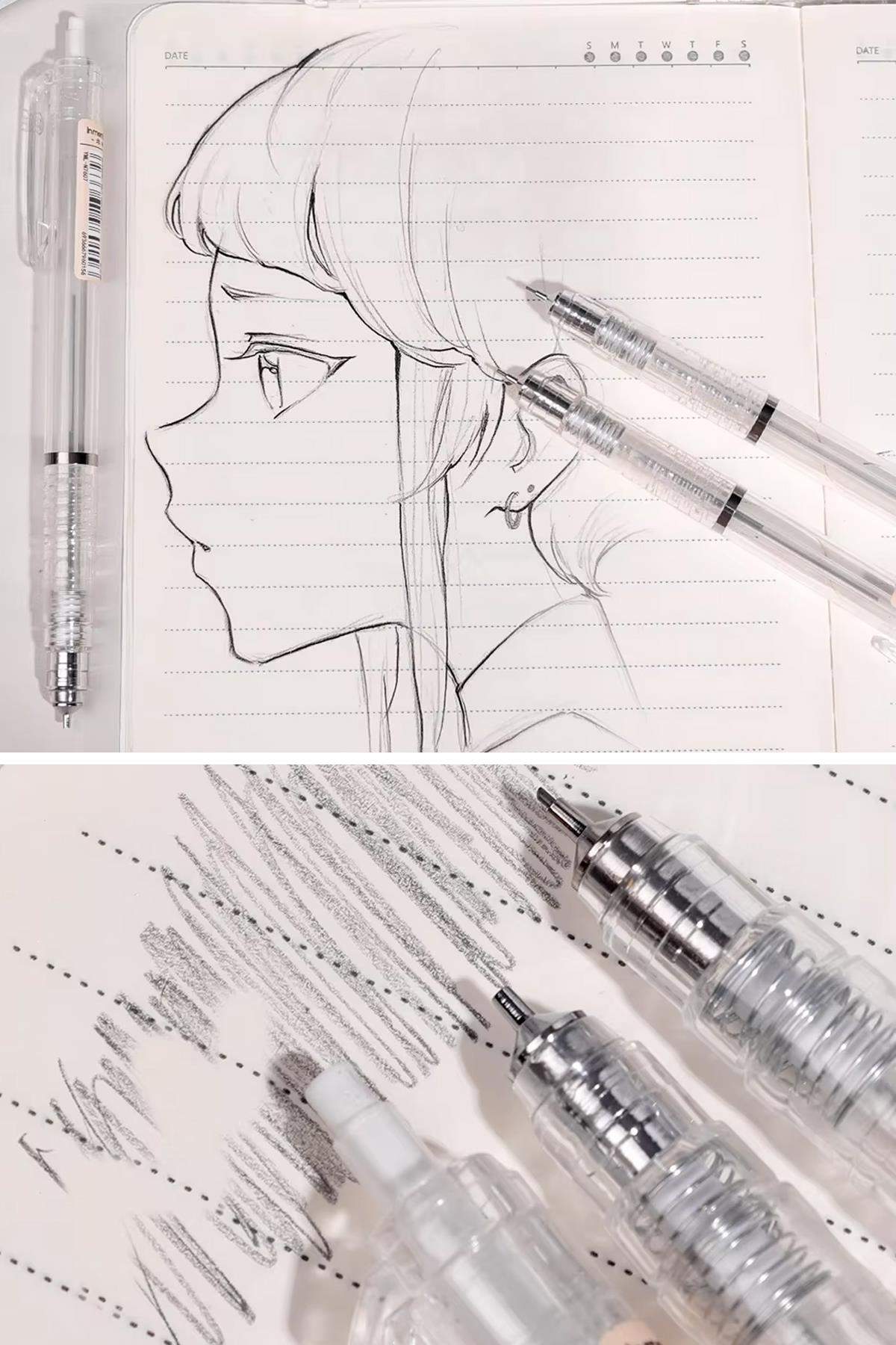 Vox Art Uçlu Kalem - Teknik Çizim Kalemi / Şeffaf