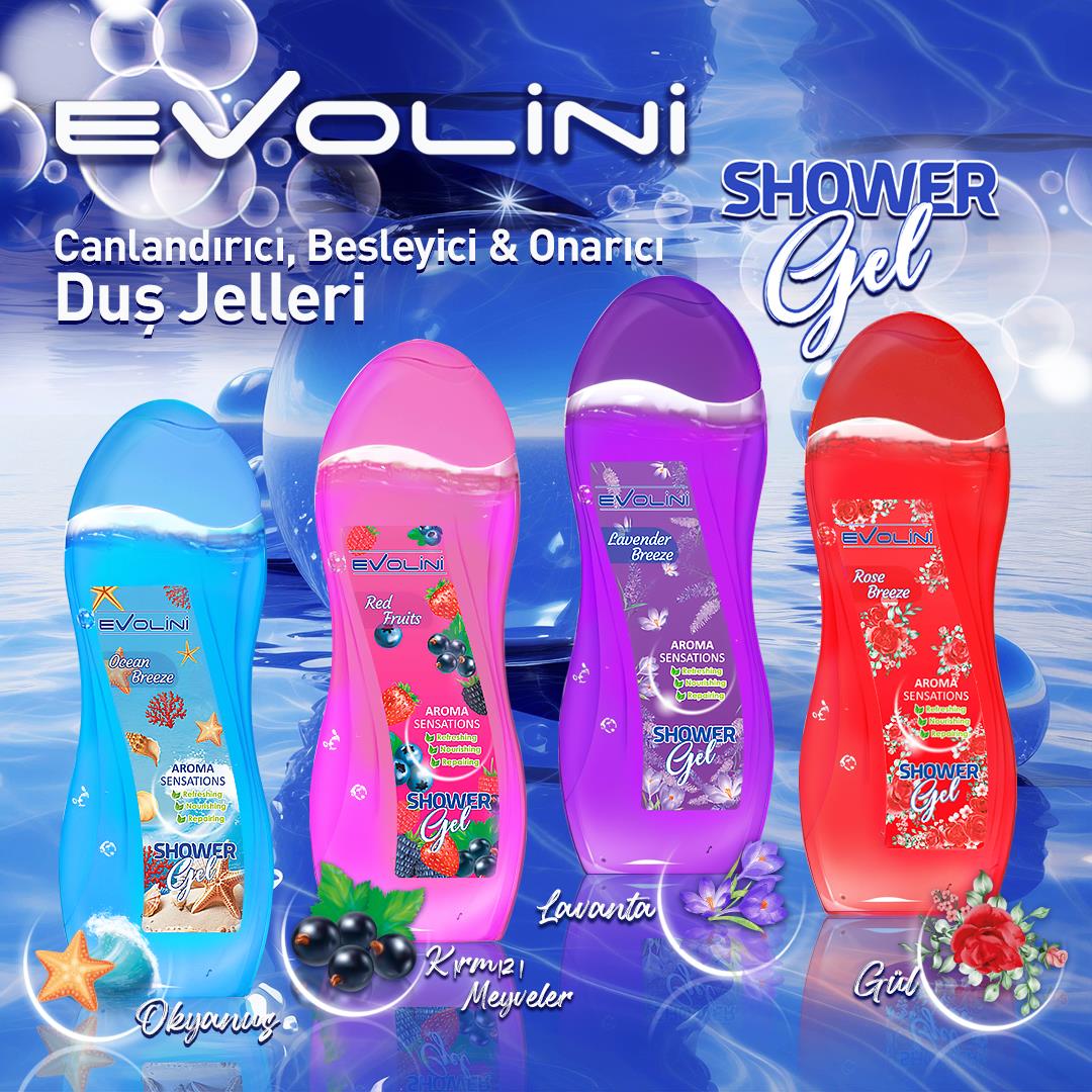 Evolini Duş Jeli Okyanus Esintisi 600ml