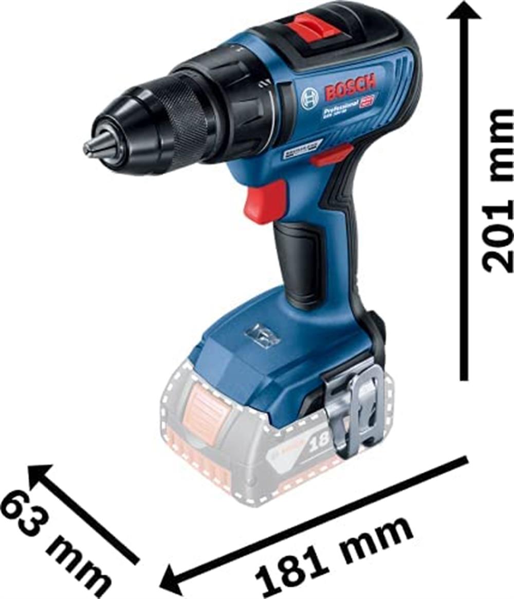 Bosch GSB 18V 50 Professional Cift Akulu Darbeli Vidalama