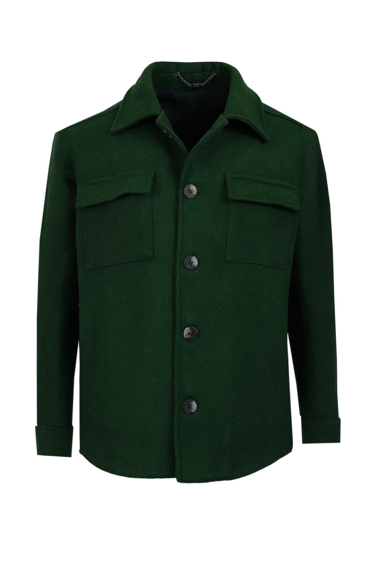 YEŞİL Comfort Fit Ceket Mont