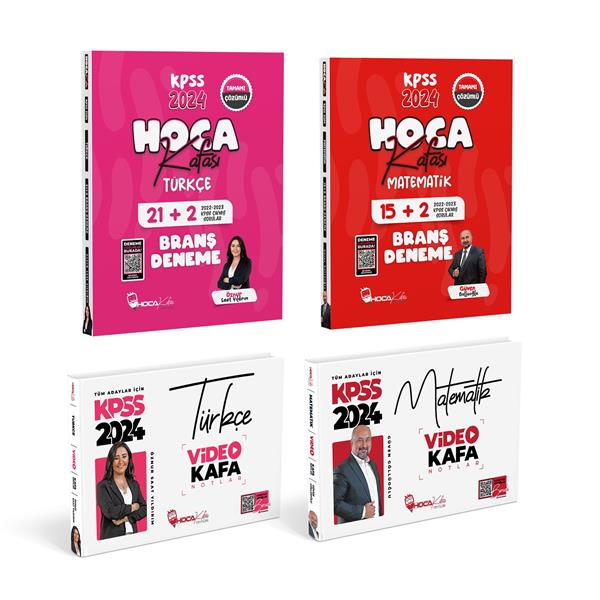 2024 KPSS Türkçe-Matematik-Video Kafa Notlar -Branş Deneme 4 Lü Set 2024 KPSS Türkçe-Matematik-Video Kafa Notlar -Branş Deneme 4 Lü Set