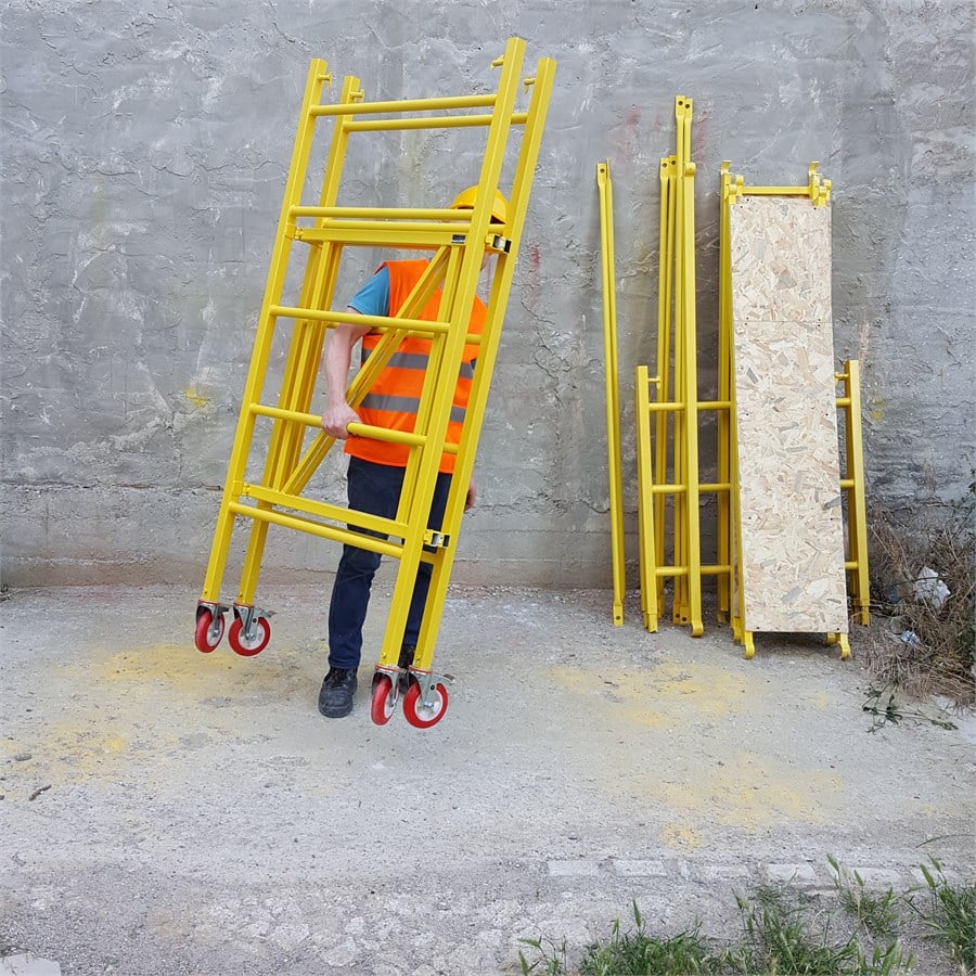 Bilal Expres BX M90-185 Katlanır Mobil İskele - 0362 543 04 44