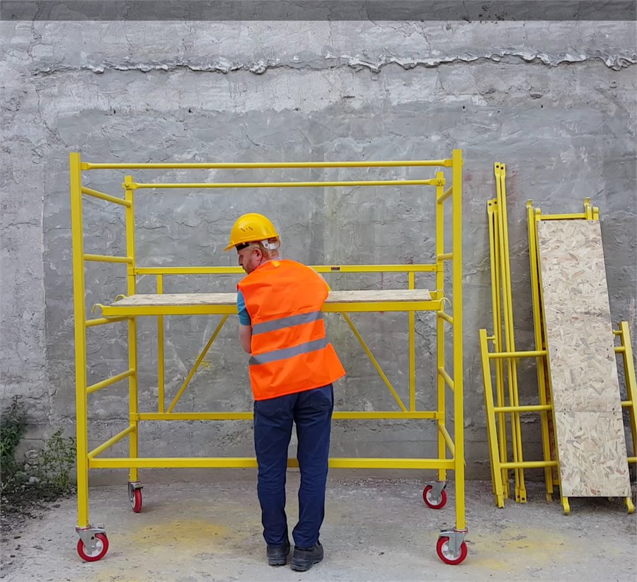 Bilal Expres BX M90-185 Katlanır Mobil İskele - 0362 543 04 44