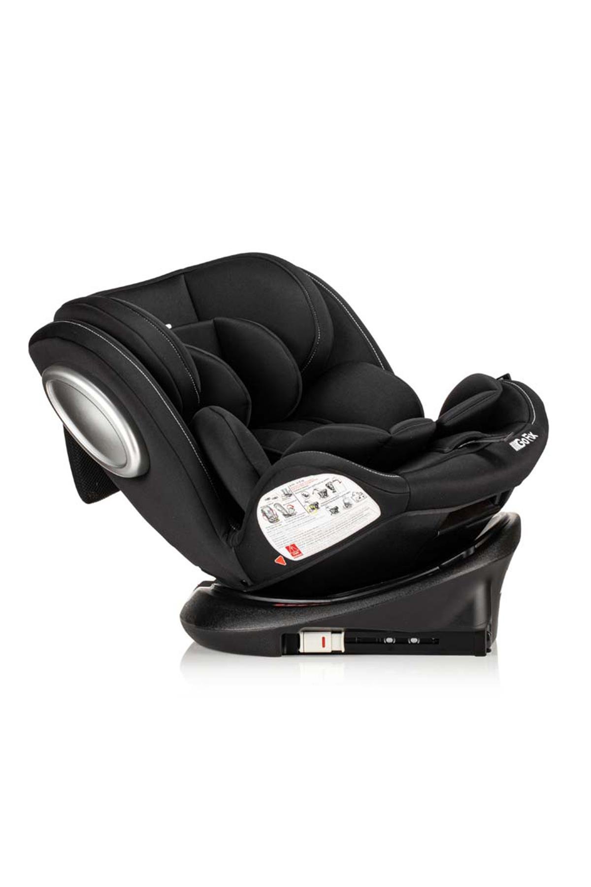 Kanz Gofix 360 ° Dönebilir Yatabilir 0-36 Kg Oto Koltuğu Siyah