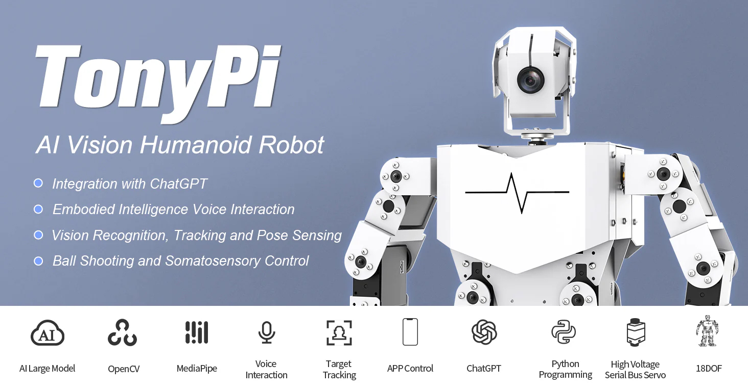 Hiwonder TonyPi YZ İnsansı Robot