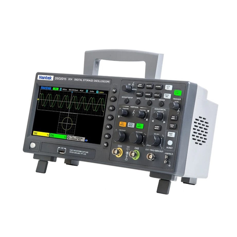 Hantek DSO2D15 Digital Oscilloscope Meter Desktop, 58% OFF