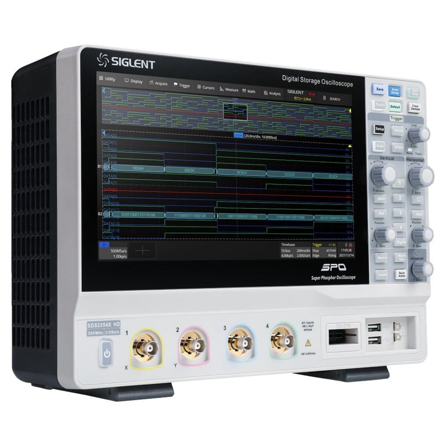 SIGLENT SDS2354X HD Dijital Osiloskop 350MHz 12-bit | Kami Teknoloji ...