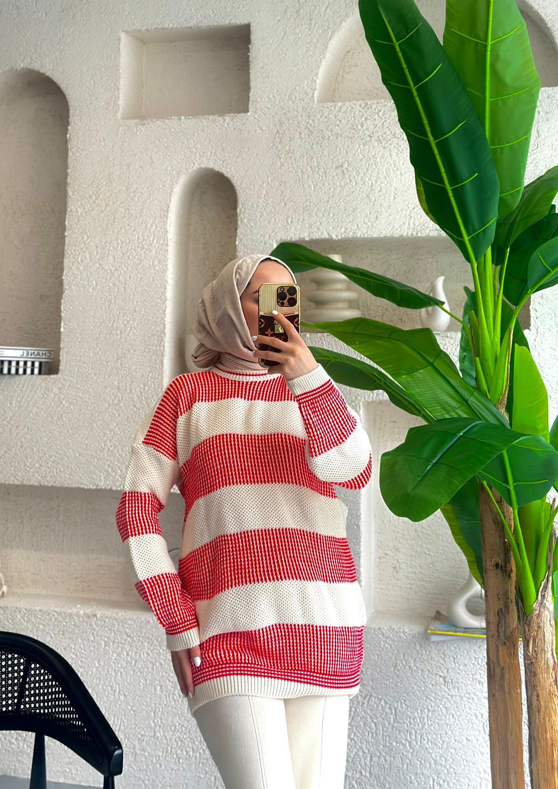 H&R Butik | Rukay Çizgi Kazak