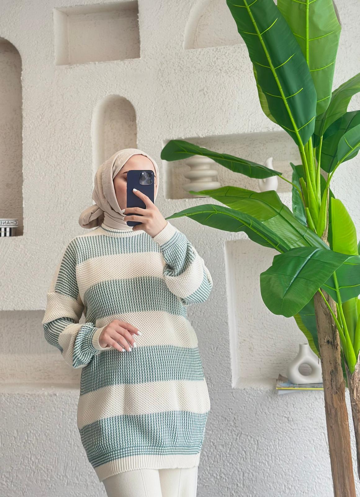 H&R Butik | Rukay Çizgi Kazak