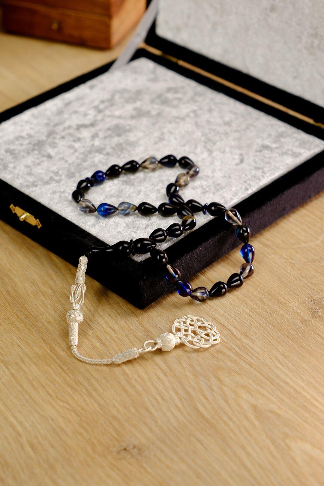 Su Damlası Model Multi Color Sıkma Kehribar Kazaz Püsküllü Tesbih ...