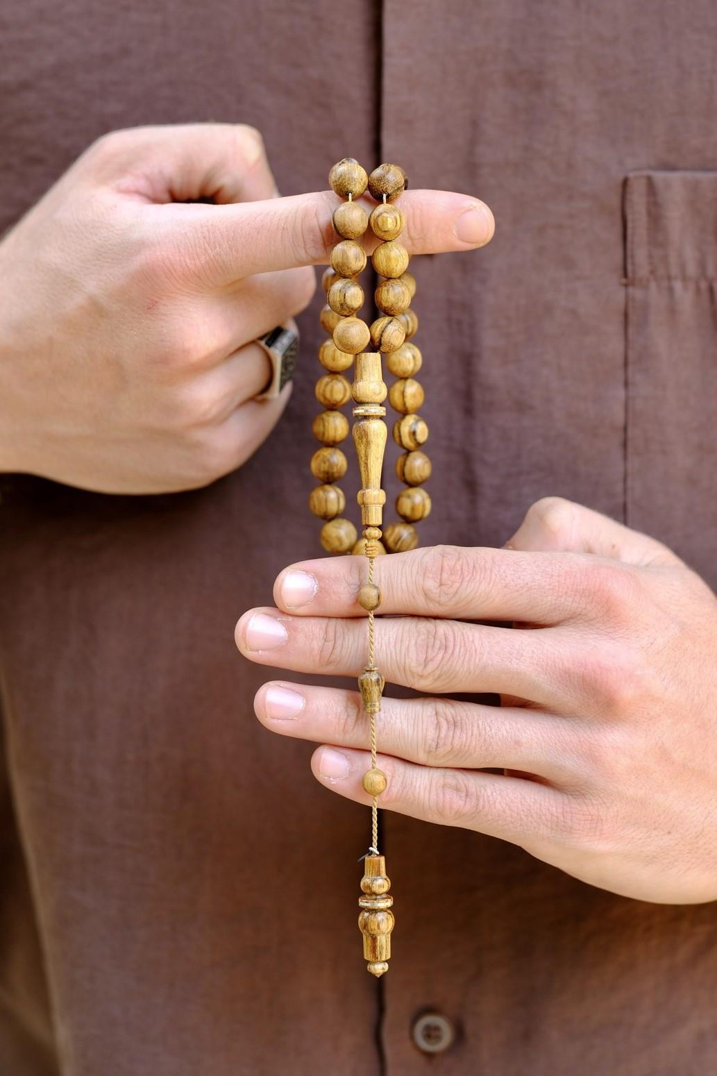 Üstad Yusuf Cevher Özel Mevlevi İmame Kokulu Öd(ud) Ağacı Tesbih