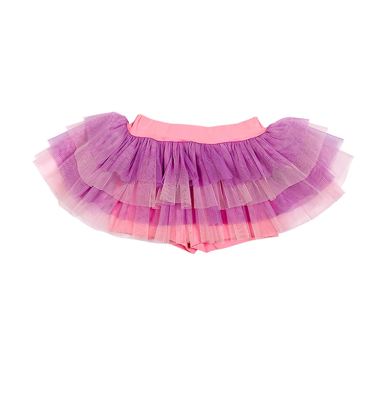 Bubble Gum Mini Tutu Şort