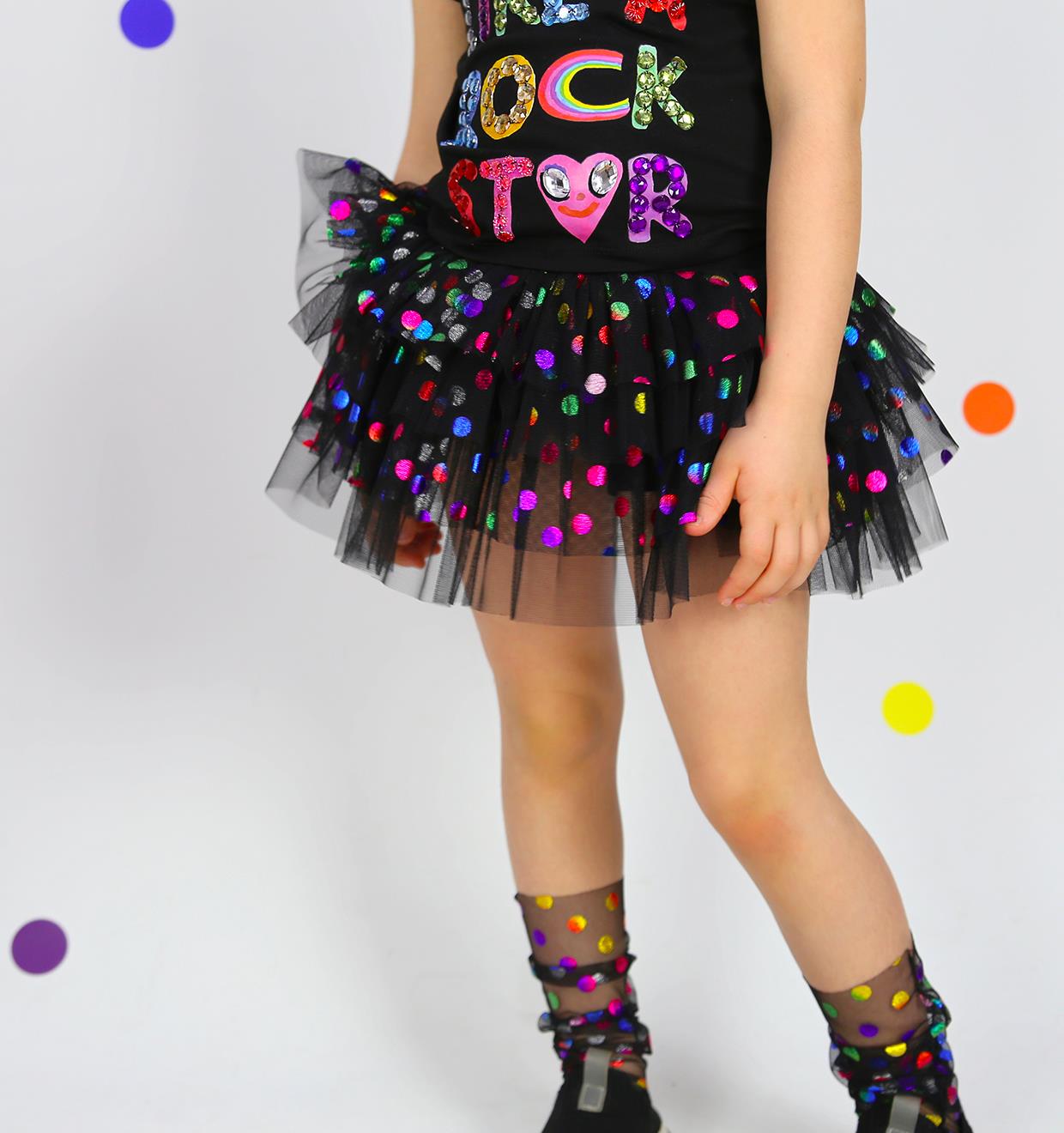 Confetti Mini Tutu Şort