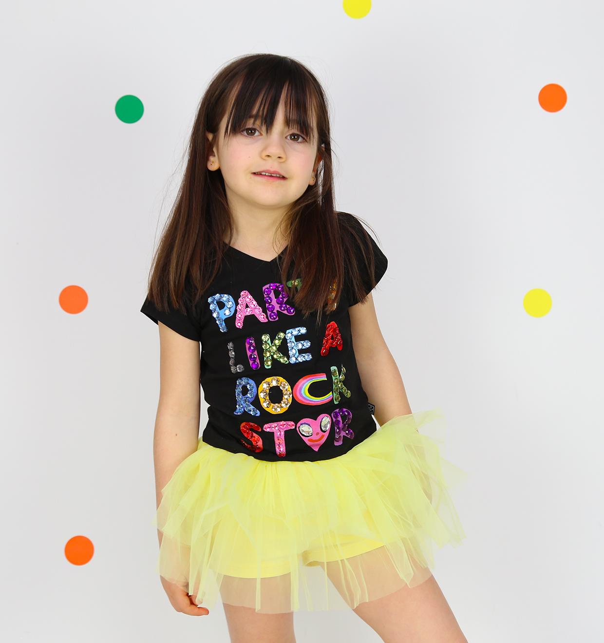 Limoncello Mini Tutu Şort