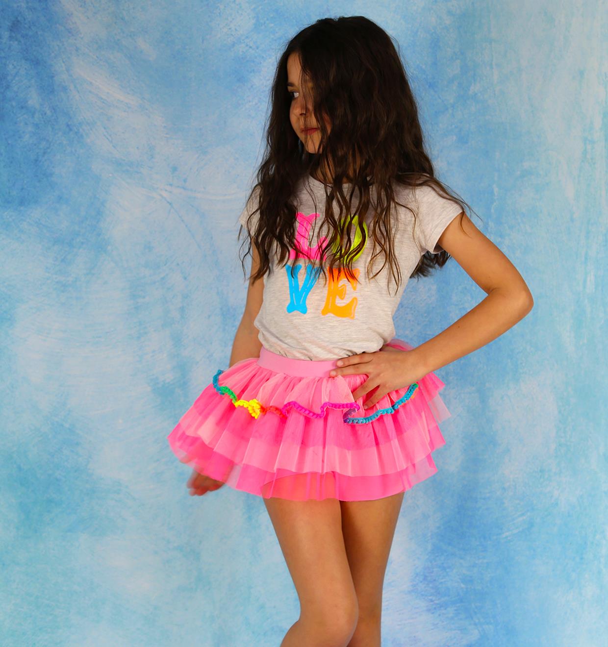 Pompom Mini Tutu Şort