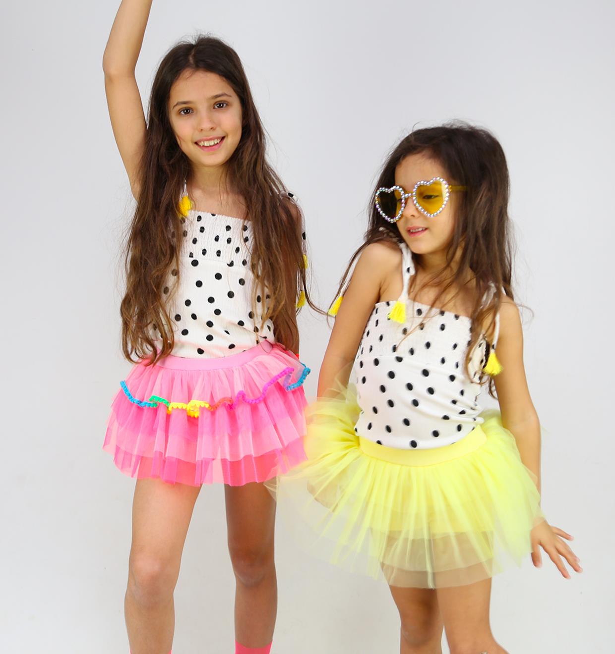 Pompom Mini Tutu Şort